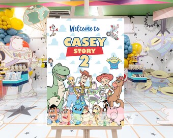 Toy Story Invitation, Toy Story Digital Invitation, Toy Story Printable ...