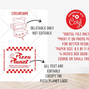 Pizza Planet Box, Toy Story Pizza Planet Box, Toy Story Pizza Planet ...
