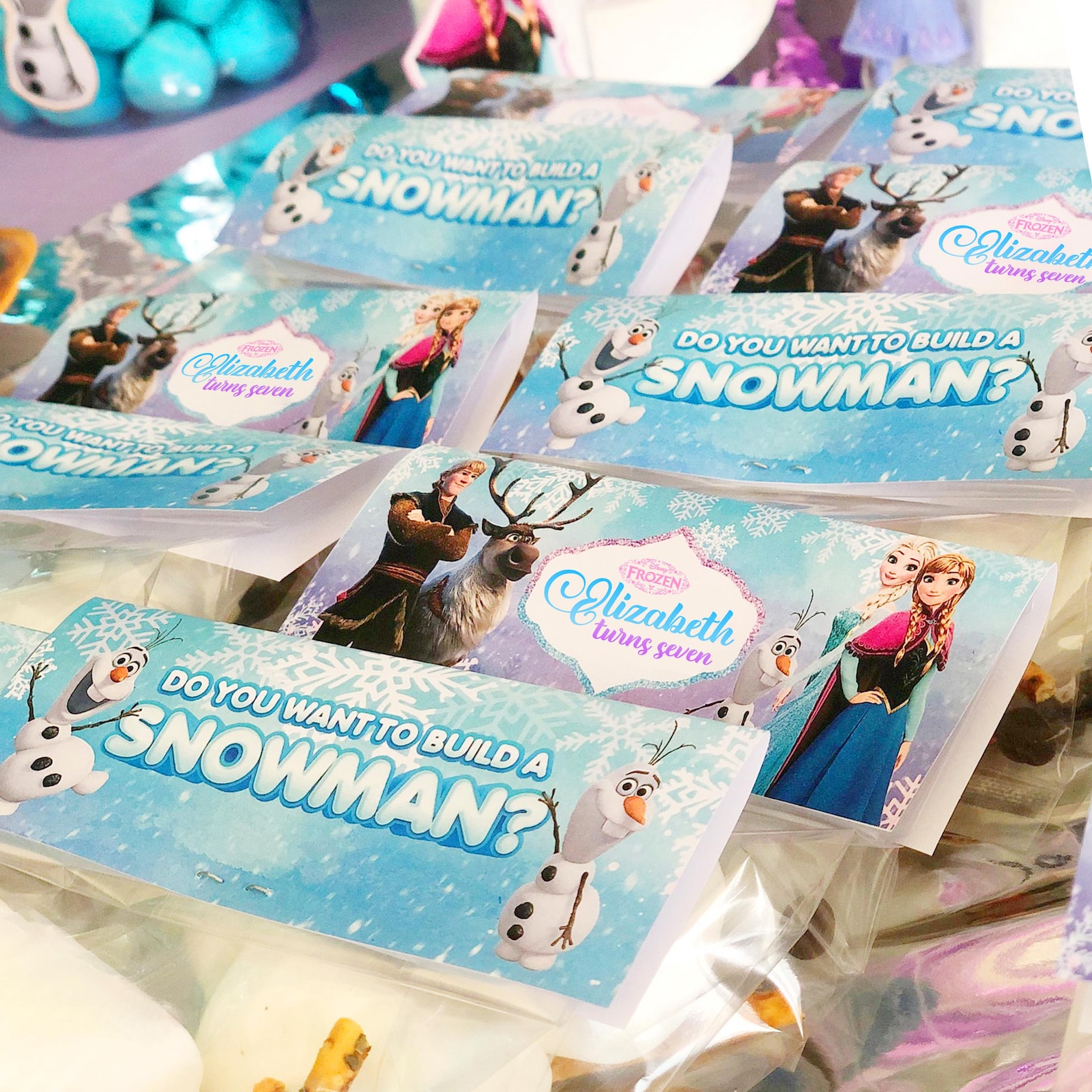 Do You Want to Build a Snowman Candy Bag, Frozen Candy Bag Labels, Do ...