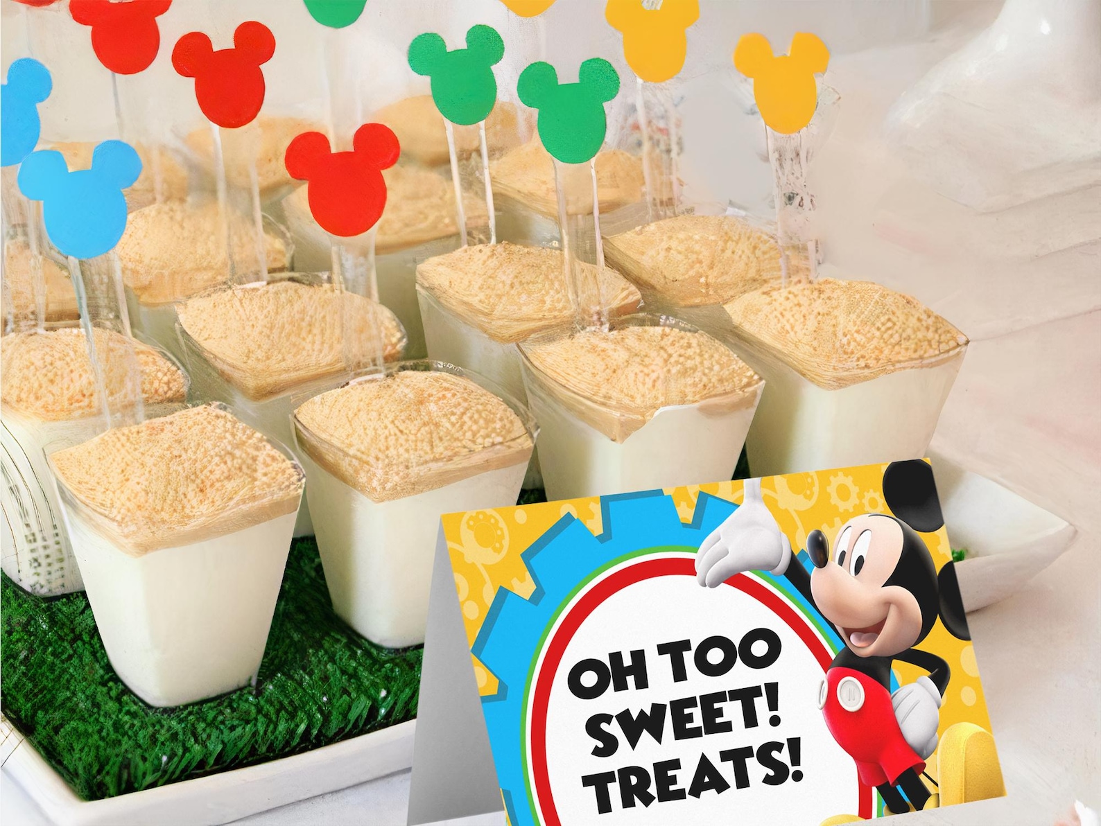 Mouse Clubhouse Food Tent Label, Mouse Clubhouse Food Label, Mouse ...