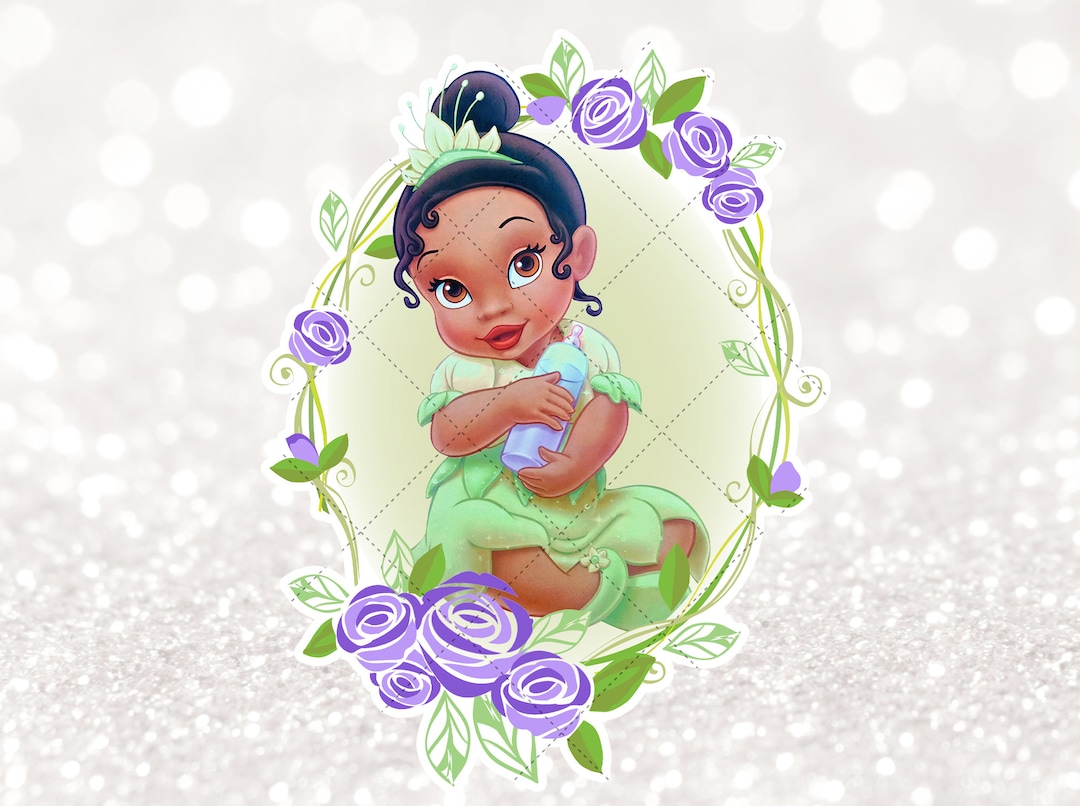 Baby Tiana Clipart PNG Instant Digital Download, Tiana Printables ...
