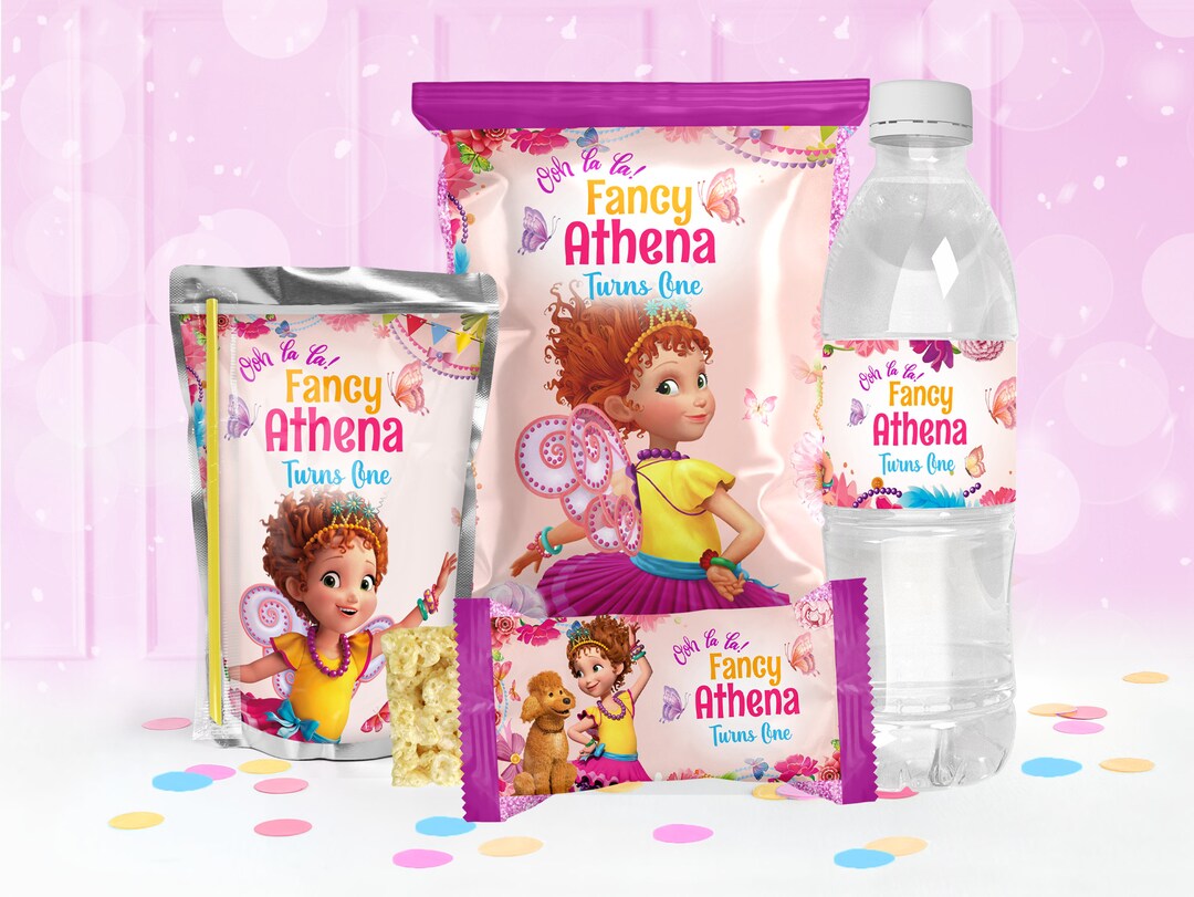 Fancy Nancy Party Favors Template, Fancy Nancy Treats Template, Fancy ...