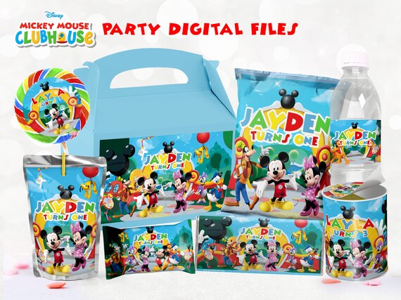 Mouse Clubhouse Party Package Mouse Clubhouse Birthday - Etsy