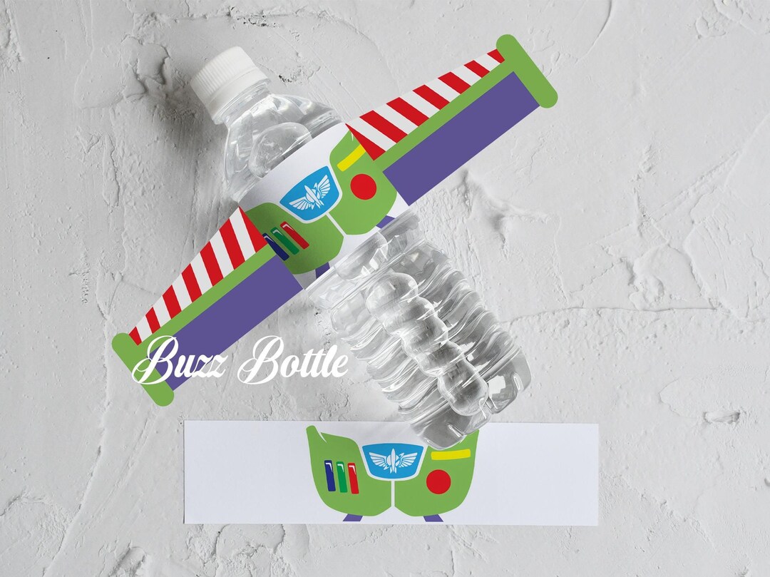 Toy Story Buzz Bottle Wrapper, Toy Story Bottle Wrapper Printable, Toy ...