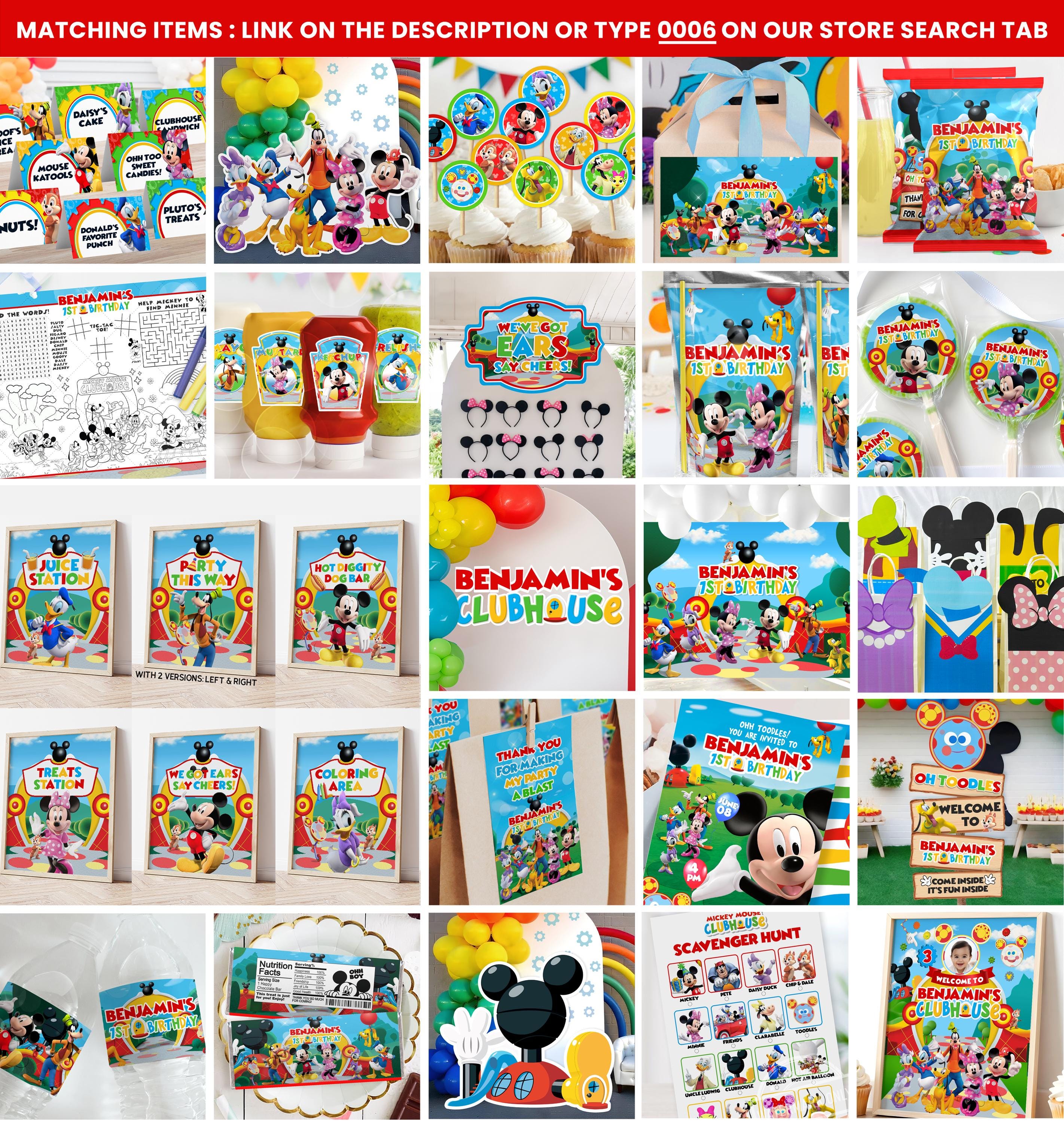 Mouse Clubhouse Chip Bag Mouse Clubhouse Chip Bag Label Mouse 5919