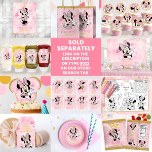 Minnie Mouse Pink Capri Sun Label Minnie Mouse Pink Kool Aid - Etsy