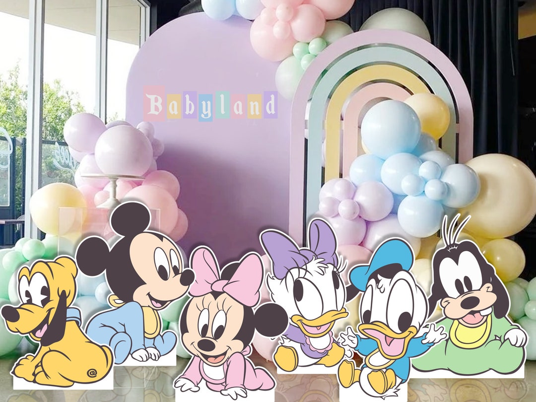 Mickey and Friends Cutout, Babyland Party Stand up Prop, Mickey Baby ...