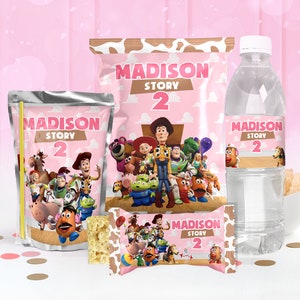 Toy Story Pink Party Package, Toy Story Girl Birthday Printables, Toy ...
