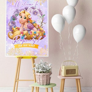 Tangled Rapunzel Welcome Sign, Tangled Rapunzel Welcome Board, Tangled ...