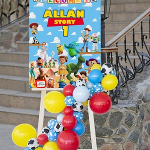 Toy Story Welcome Banner, Toy Story Welcome Board, Toy Story Printable ...