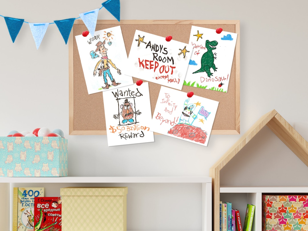 Toy Story Poster, Toy Story Drawing, Toy Story Andy's Drawing Printable ...