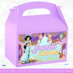 Princess Jasmine Party Package Princess Jasmine Birthday - Etsy