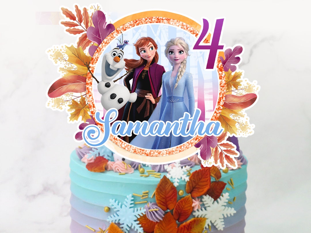 Frozen 2 Cake Topper, Frozen Centerpiece, Frozen Printable Topper, Frozen, DIGITAL FILE ONLY ...