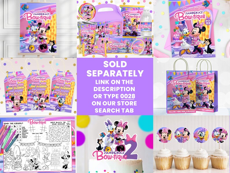 Minnie Mouse Backdrop Minnie Mouse Banner Minnie Mouse - Etsy