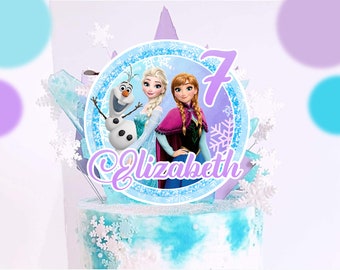 PRINTABLE Frozen 2 Cake Topper, Cake Topper Frozen, Frozen 2 Centerpiece, Frozen 2 Cake ...
