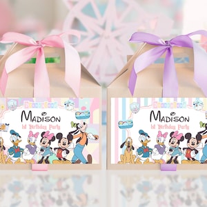 Happiest Birthday Gable Box, Magical Party Gable Box, Theme Park Gable ...