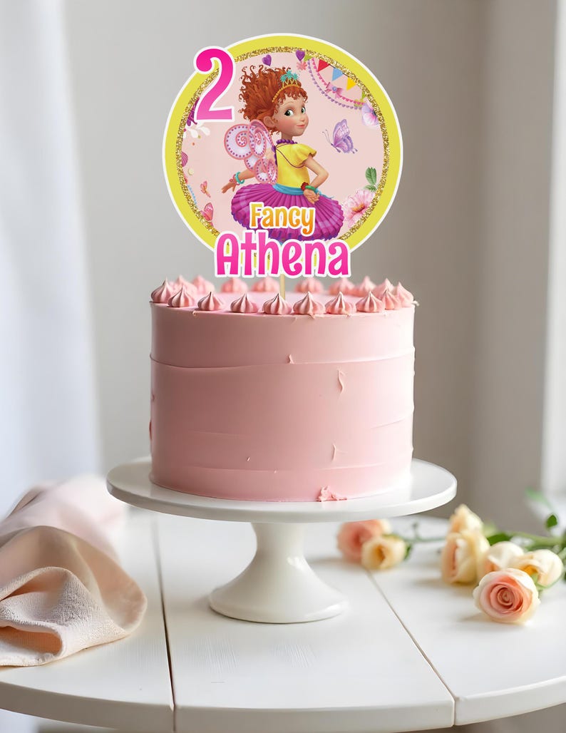 Fancy Nancy Cake Topper, Fancy Nancy Cake Topper Printable, DIGITAL ...