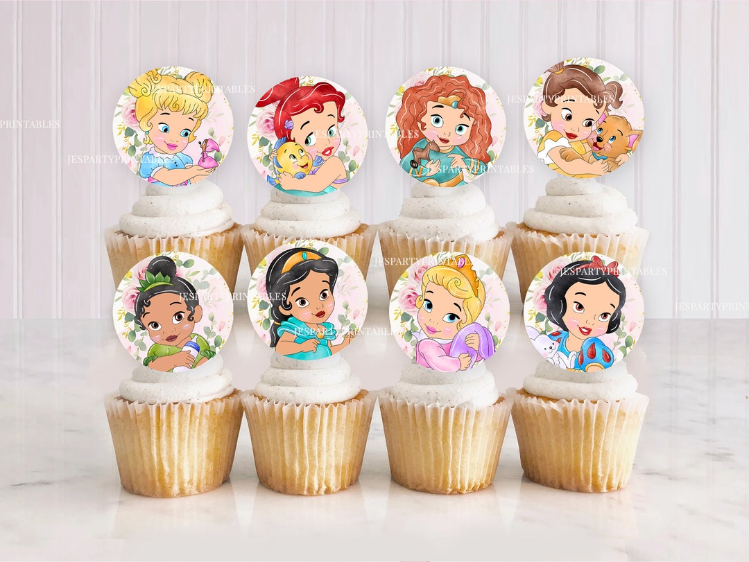 Baby Princess Cupcake Topper, Baby Princess Printable Cupcake Topper ...