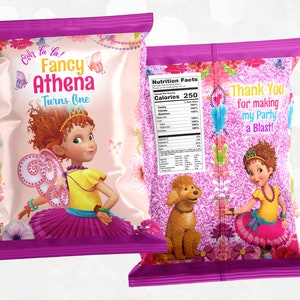 Fancy Nancy Party Favors Template, Fancy Nancy Treats Template, Fancy ...