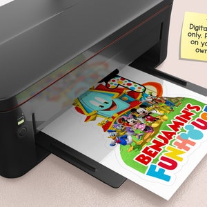 Mouse Funhouse Cake Topper, Mouse Fun House Birthday Cake Topper Mouse ...