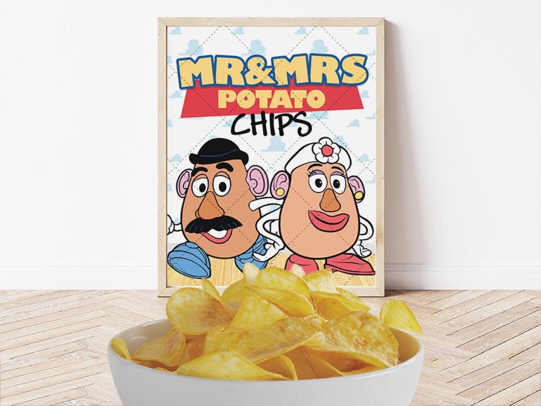 Toy Story Potato Sign, Toy Story Party Potato Sign, Toy Story Party ...