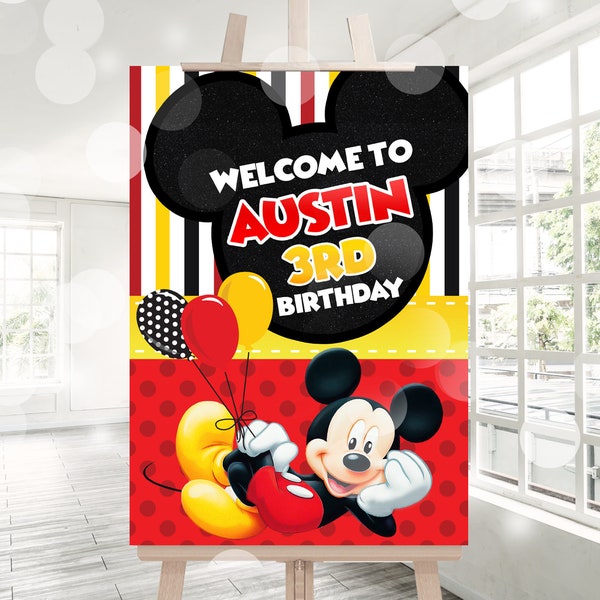 Mickey Mouse Banner - Etsy