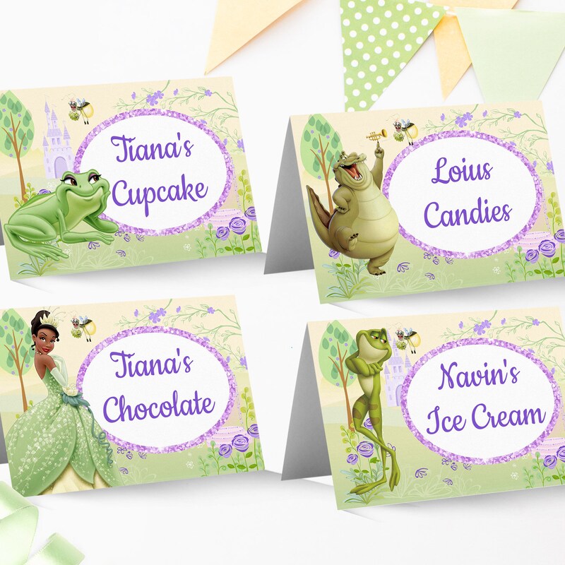 Princess Food Labels - Etsy