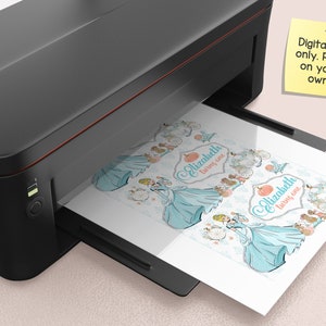 Cinderella Gable Box Label, Cinderella Treat Box Label, Cinderella ...