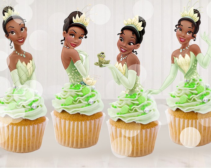 Printable PRINCESS TIANA Cake Topper,instant Download,princess and the ...