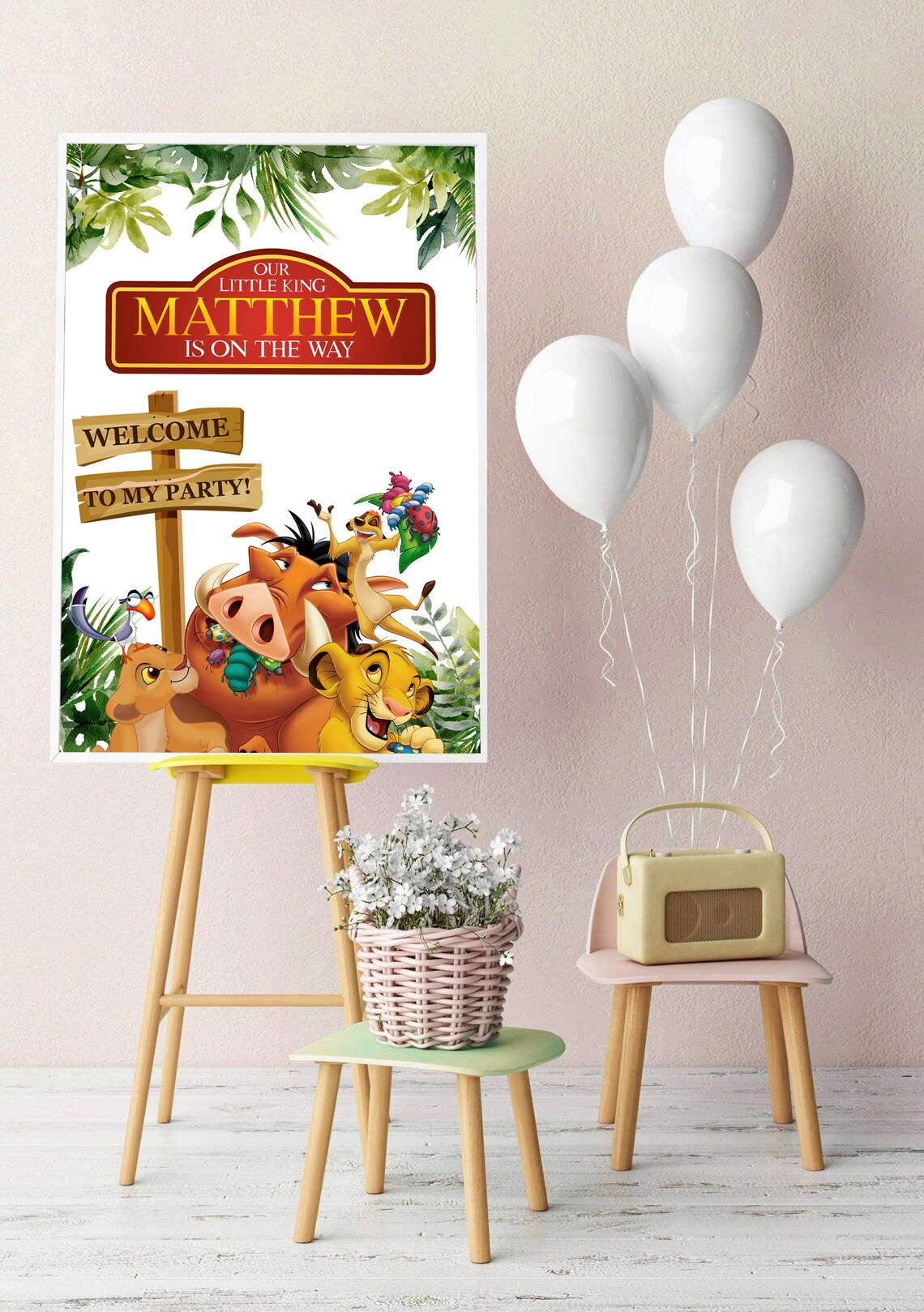 Lion King Welcome Banner Lion King Welcome Board Lion King - Etsy