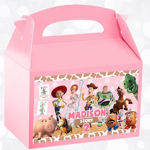 Toy Story Girl Gable Box Label, Toy Story Girl Treat Box Label, Toy ...