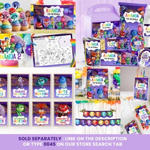 Inside Out Birthday Invitation Template (digital File) 0045 - Etsy