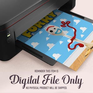 Toy Story Make Your Own Forky Sign, Toy Story Forky Sign, Toy Story ...