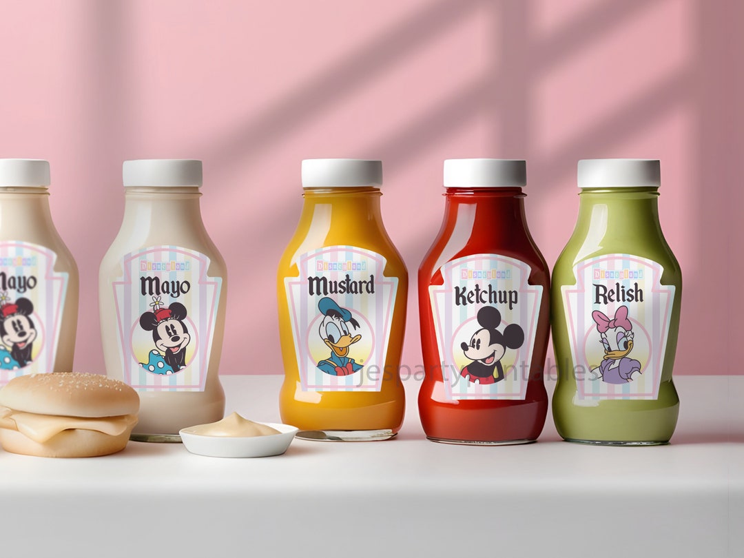 Happiest Birthday Condiments Label, Magical Party Condiments Label ...