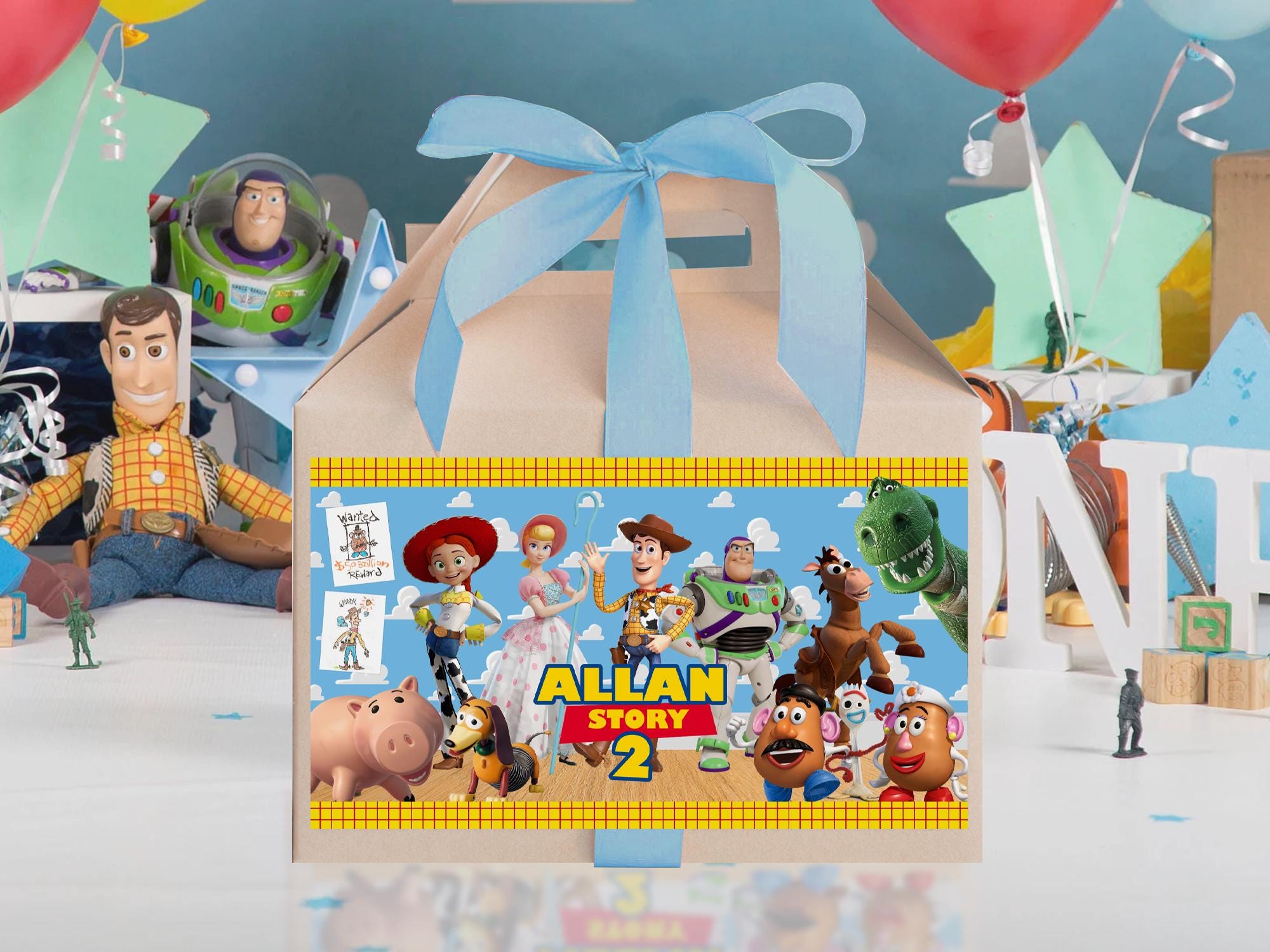 Toy Story Gable Box Label, Toy Story Treat Box Label, Toy Story Treat ...