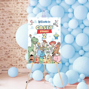 Toy Story Welcome Banner, Toy Story Welcome Board, Toy Story Printable ...