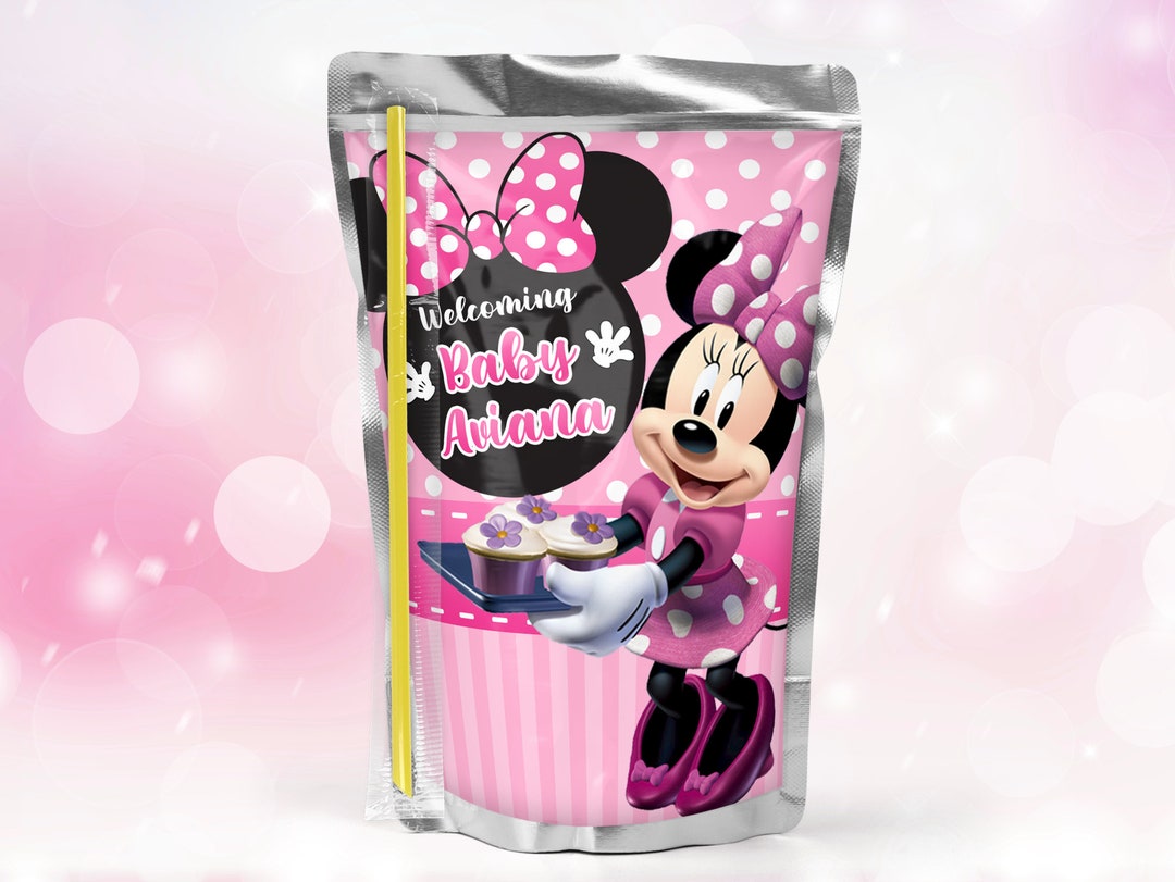 Minnie Mouse Pink Capri Sun Label, Minnie Mouse Pink Kool Aid, Minnie ...
