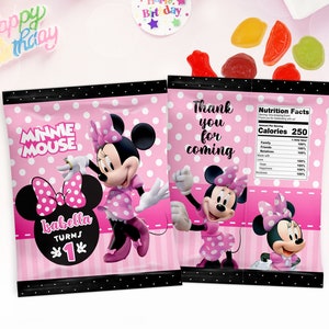 Minnie Mouse Welch Fruit Snack Label, Minnie Mouse Welch Fruit Snack ...