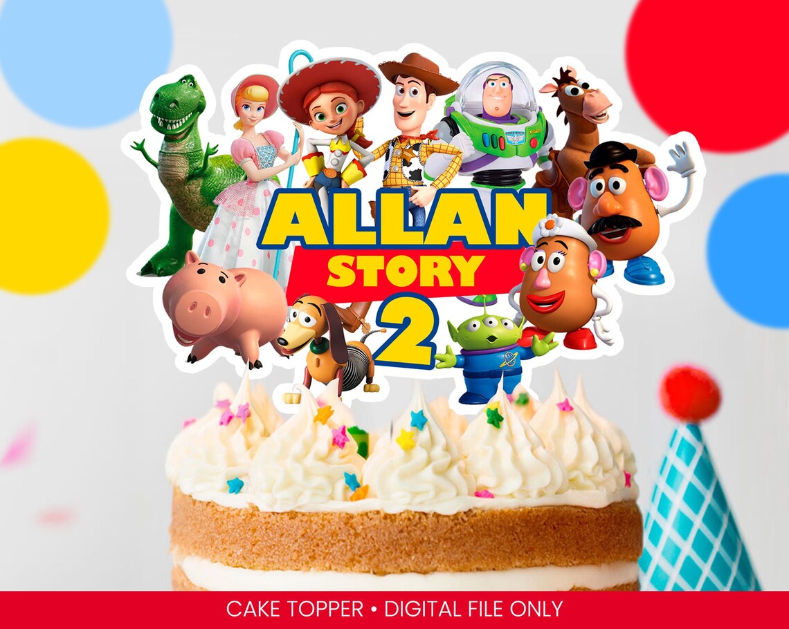 Toy Story Cake Topper Toy Story Birthday Cake Topper Toy - Etsy