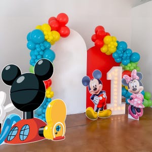 Mouse Clubhouse Cutout, Minnie Cut Out, Mickey and Friends Party Stand ...