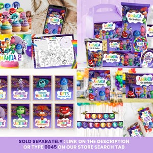 Inside Out Candy Bag, Inside Out Candy Bag Labels, Inside Out Rileys ...