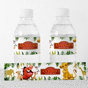 Birthday Bottle Wrapper, Party Bottle Label, Bottle Wrapper Printable ...