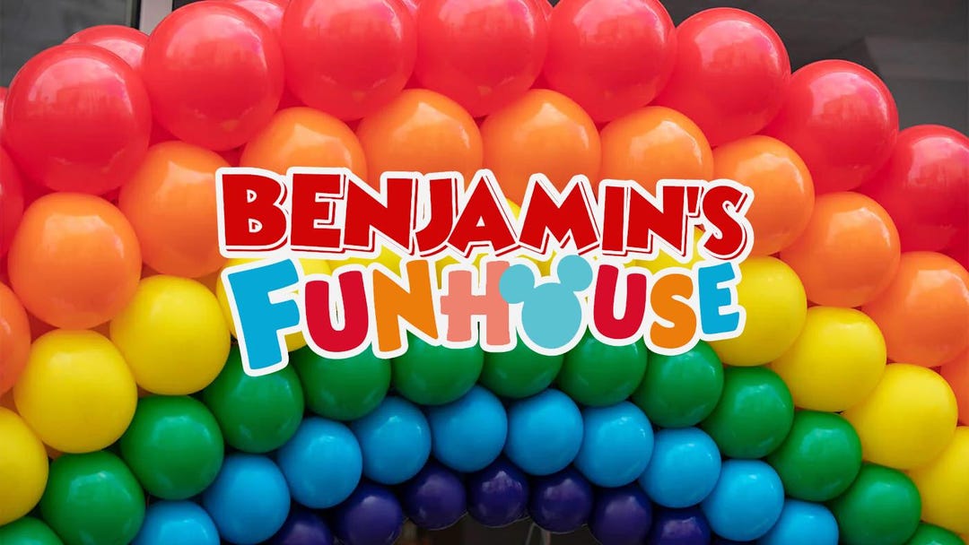 Mouse Fun House Cutout, Funhouse Logo Cut Out, Mouse Funhouse Party ...