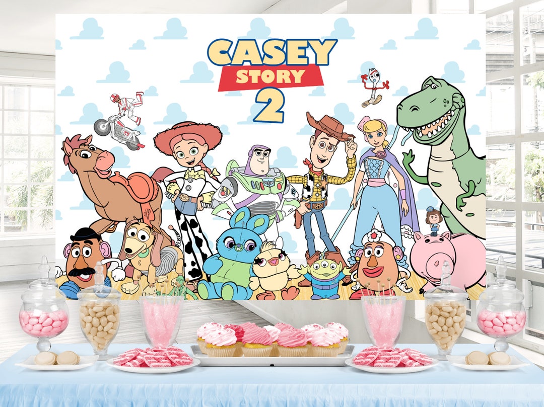 Toy Story Backdrop, Toy Story Banner, Toy Story, DIGITAL FILE ONLY 0009 ...