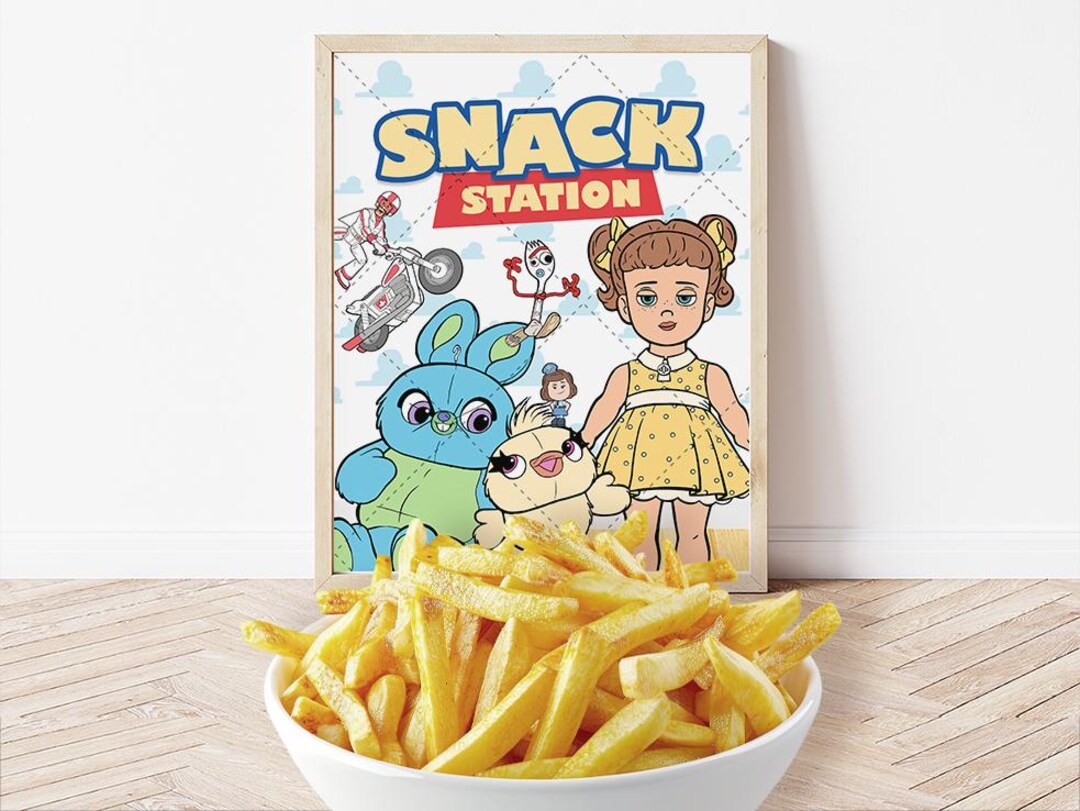 Toy Story Snack Station Signage, Toy Story Snack Station Sign, Toy ...
