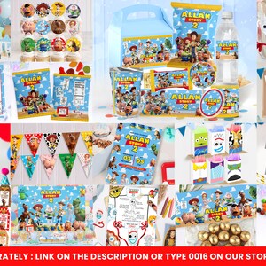 Toy Story Party Signages, Toy Story Party Sign, Toy Story Party Signage ...