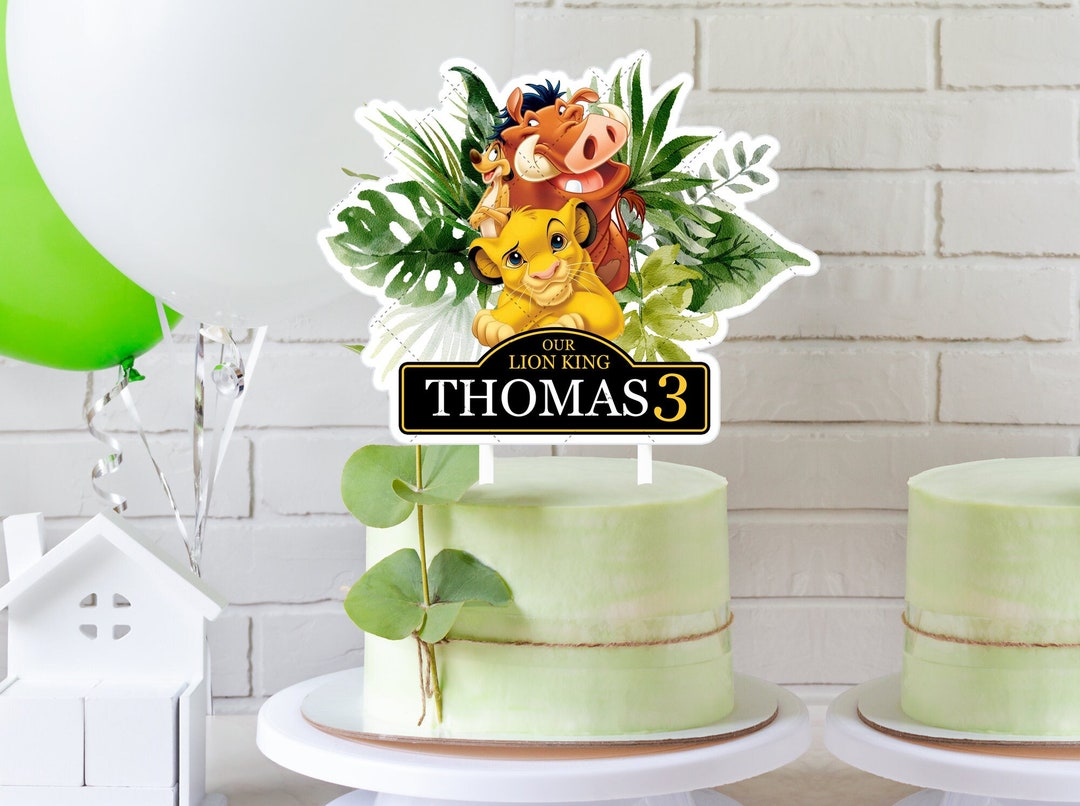 Lion King Cake Topper, Lion King Centerpiece, Lion King Printable ...