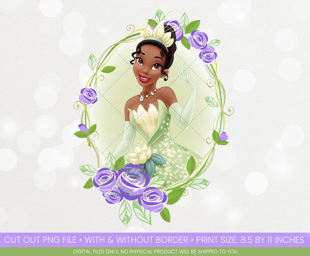 Princess Tiana Clipart PNG Instant Digital Download Tiana - Etsy
