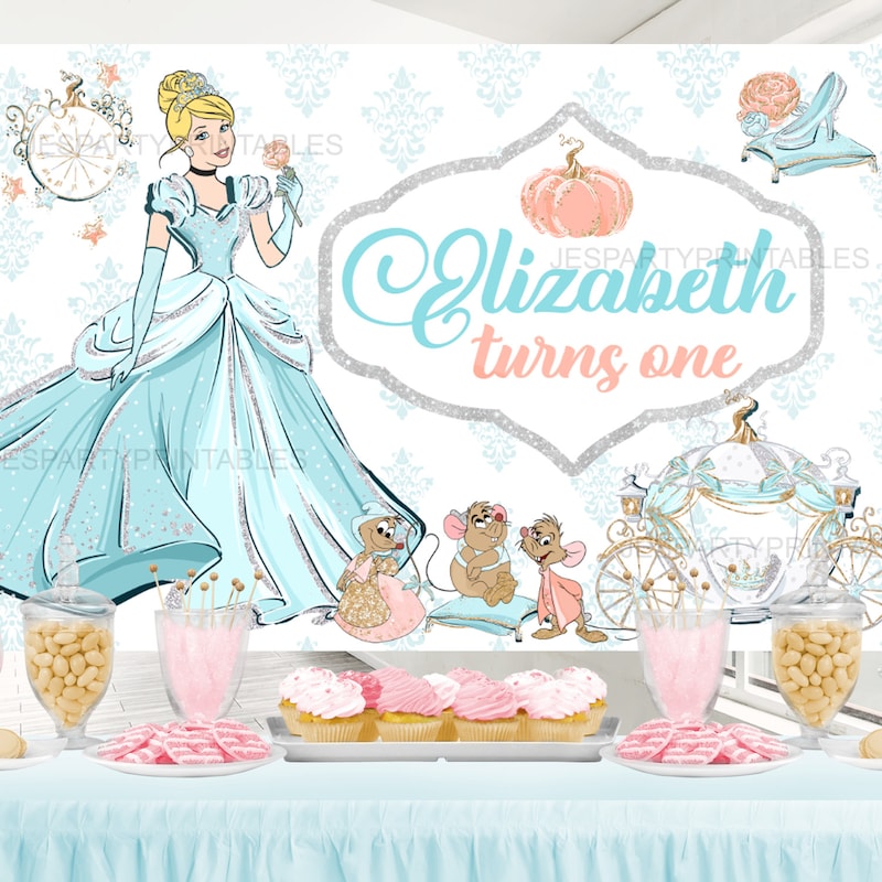 Cinderella Backdrop - Etsy