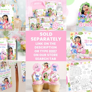 Lilo Stitch Gable Box Label, Lilo Stitch Treat Box Label, Lilo Stitch ...